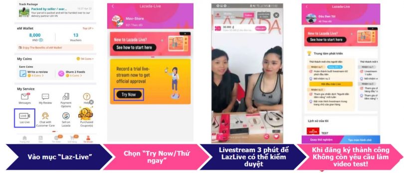 Tổng quát về Lazada LiveStream cho Nhà bán hàng mới
